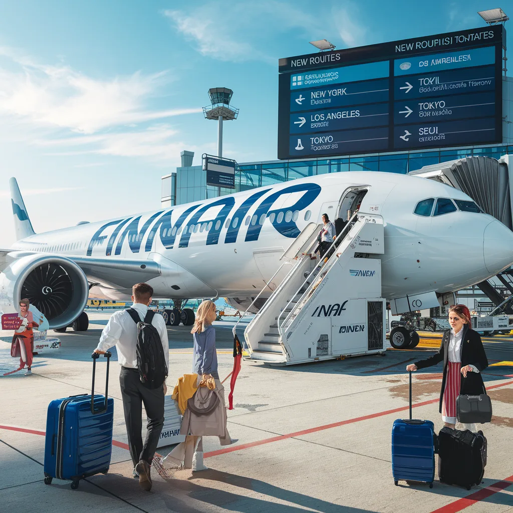 In summer 2025, Finnair expands its network of flights to the USA and ...