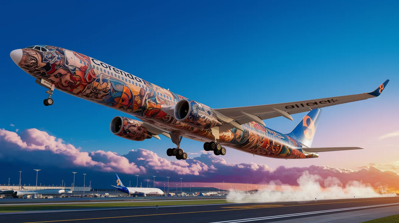 Corendon : un avion tatoué marque l'histoire de l'aviation | Flywest
