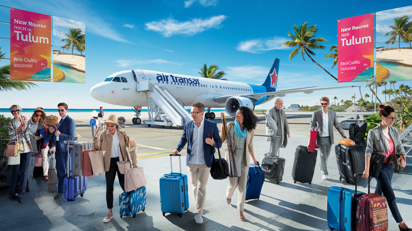 Nouvelles Évasions : Air Transat Relie Montréal et Québec à Tulum ...